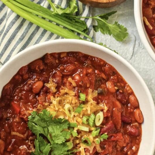 The Best Chunky Chili - Pink Owl Kitchen