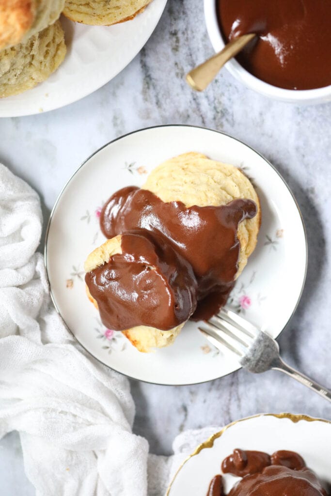 Chocolate Gravy Recipe - Pink Owl Kitchen