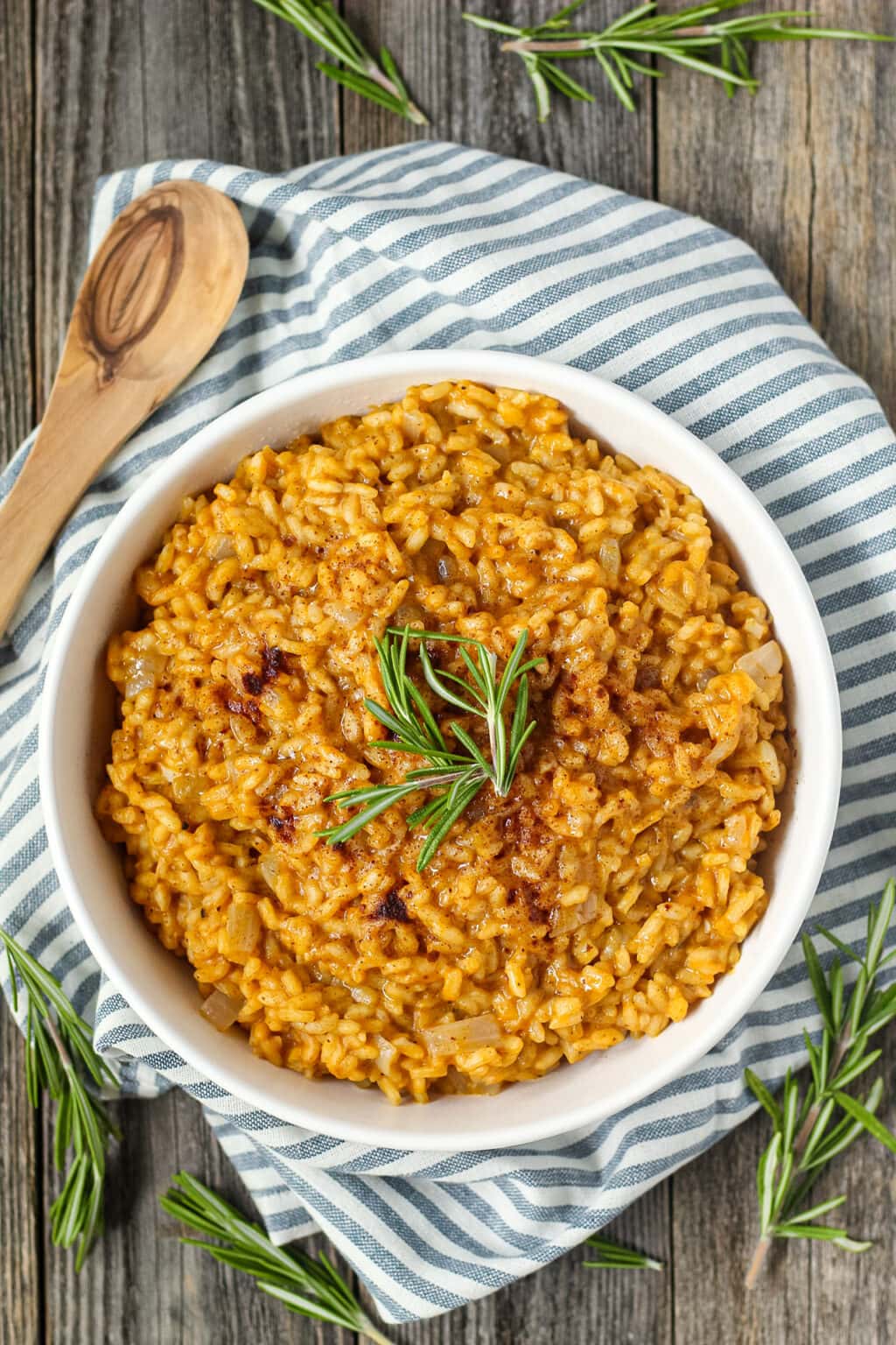 Creamy Pumpkin Risotto - Pink Owl Kitchen