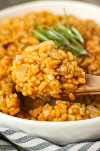 Creamy Pumpkin Risotto - Pink Owl Kitchen