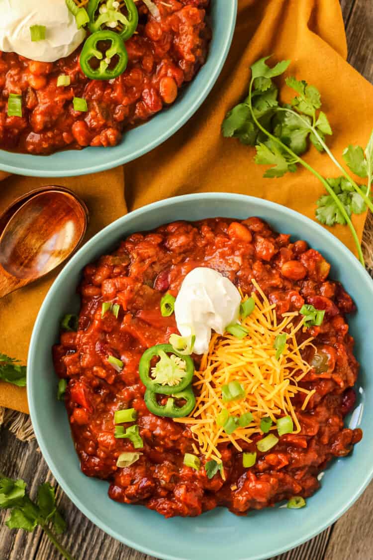 The Best Chunky Chili - Pink Owl Kitchen