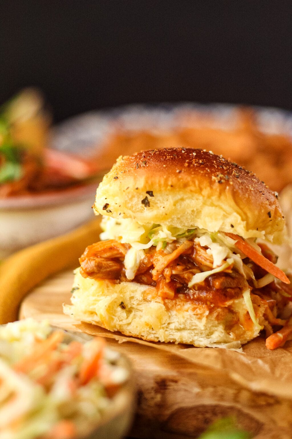 BBQ Chicken Sliders - Pink Owl Kitchen