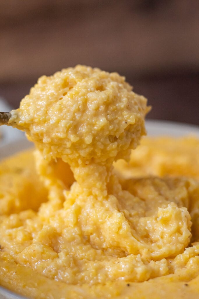 Creamy Southern Cheese Grits - Pink Owl Kitchen