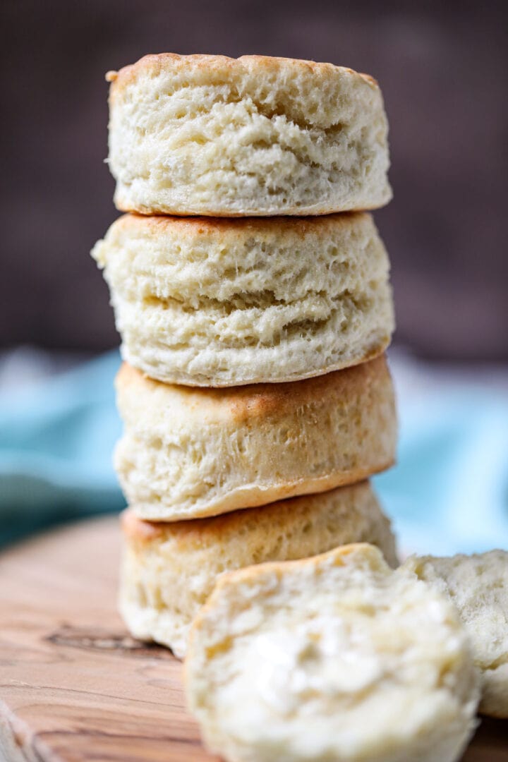 Easy Homemade Sour Cream Biscuits - Pink Owl Kitchen