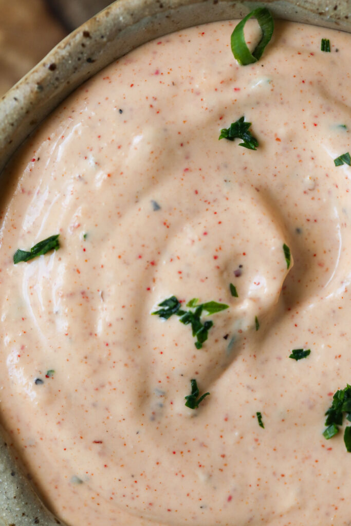 Creamy Cajun Dipping Sauce - Pink Owl Kitchen