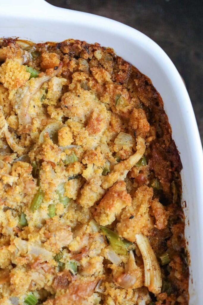 Southern Chicken and Dressing - Pink Owl Kitchen