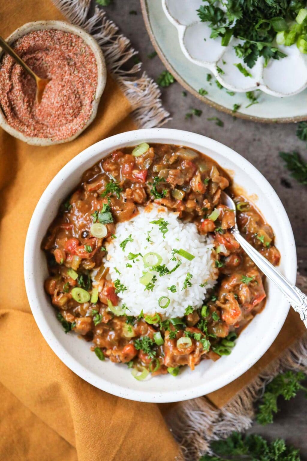 Cajun Crawfish Etouffee Recipe - Pink Owl Kitchen
