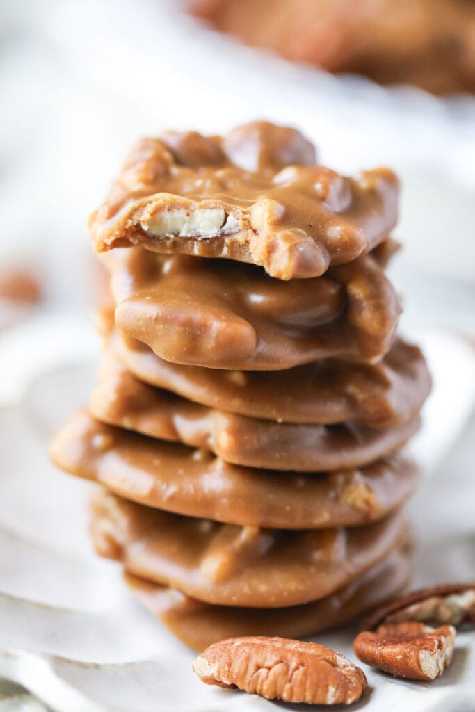 BEST Southern Pecan Pralines - Pink Owl Kitchen