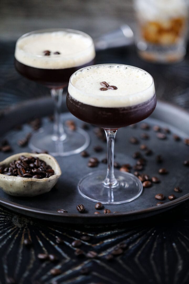Espresso Martini Mocktail (Virgin Espresso Martini) - Pink Owl Kitchen