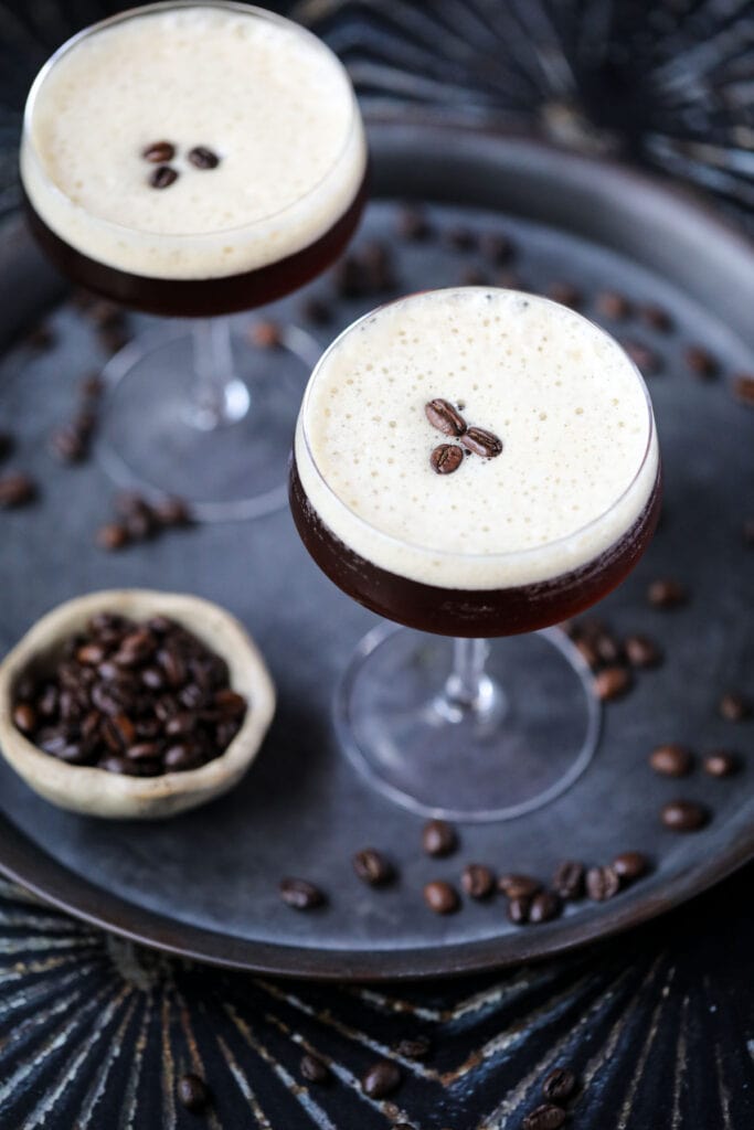 Espresso Martini Mocktail (Virgin Espresso Martini) - Pink Owl Kitchen