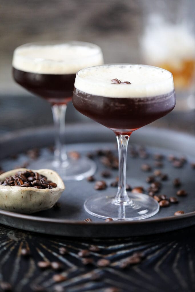 Espresso Martini Mocktail (Virgin Espresso Martini) - Pink Owl Kitchen