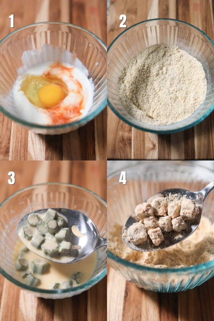 Southern Fried Okra - Pink Owl Kitchen