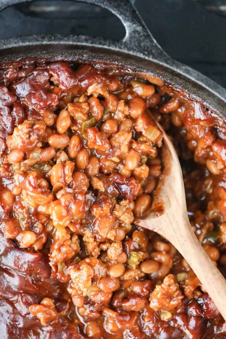 Southern Baked Beans - Pink Owl Kitchen