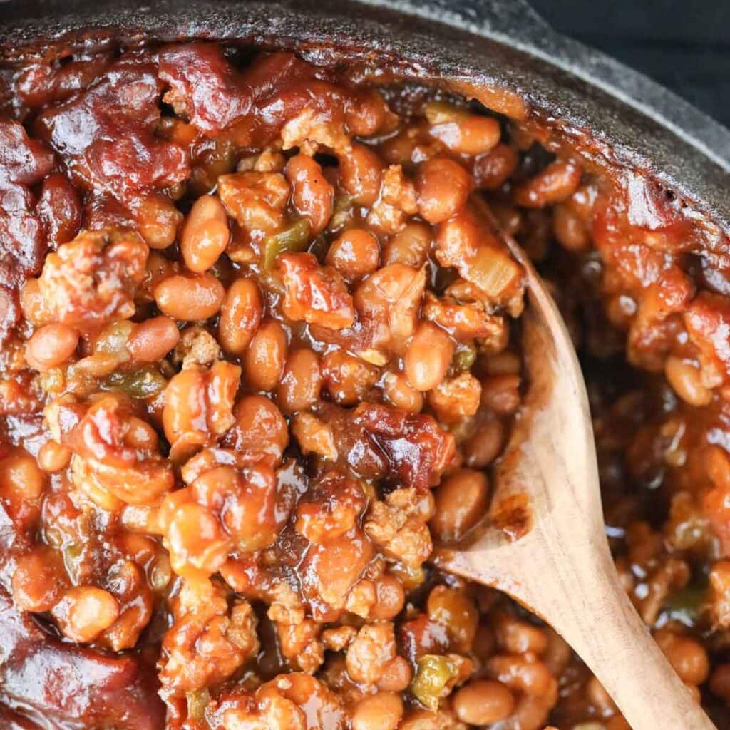Southern Baked Beans - Pink Owl Kitchen