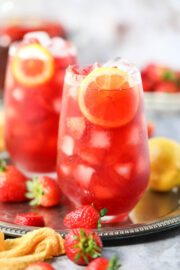 Strawberry Sweet Iced Tea - Pink Owl Kitchen