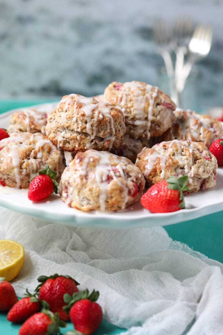 Strawberry Biscuits - Pink Owl Kitchen