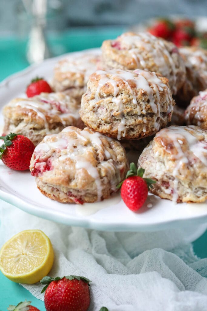 Strawberry Biscuits - Pink Owl Kitchen