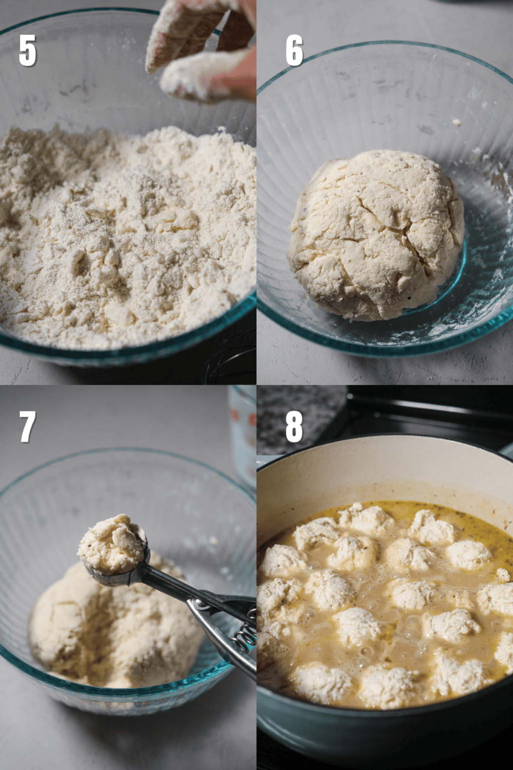 Southern Homemade Chicken and Dumplings - Pink Owl Kitchen