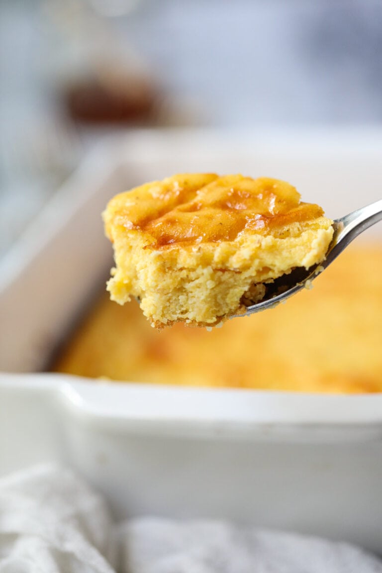 Southern Spoon Bread Recipe - Pink Owl Kitchen