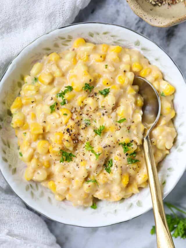 The BEST Homemade Creamed Corn - Pink Owl Kitchen