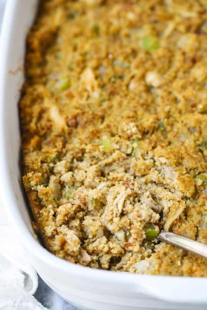 Southern Chicken and Dressing - Pink Owl Kitchen