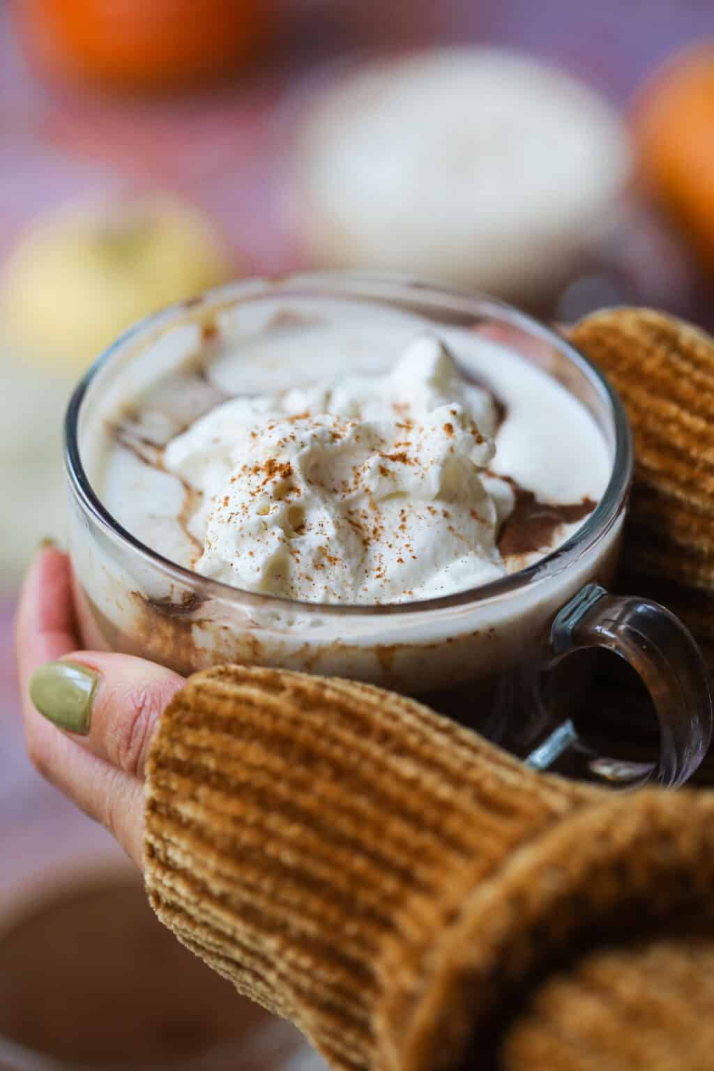 Pumpkin Spice Hot Chocolate - Pink Owl Kitchen