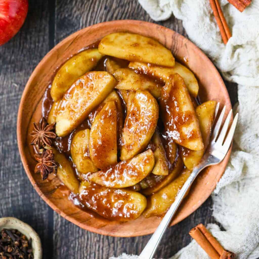 Southern Fried Apples - Pink Owl Kitchen