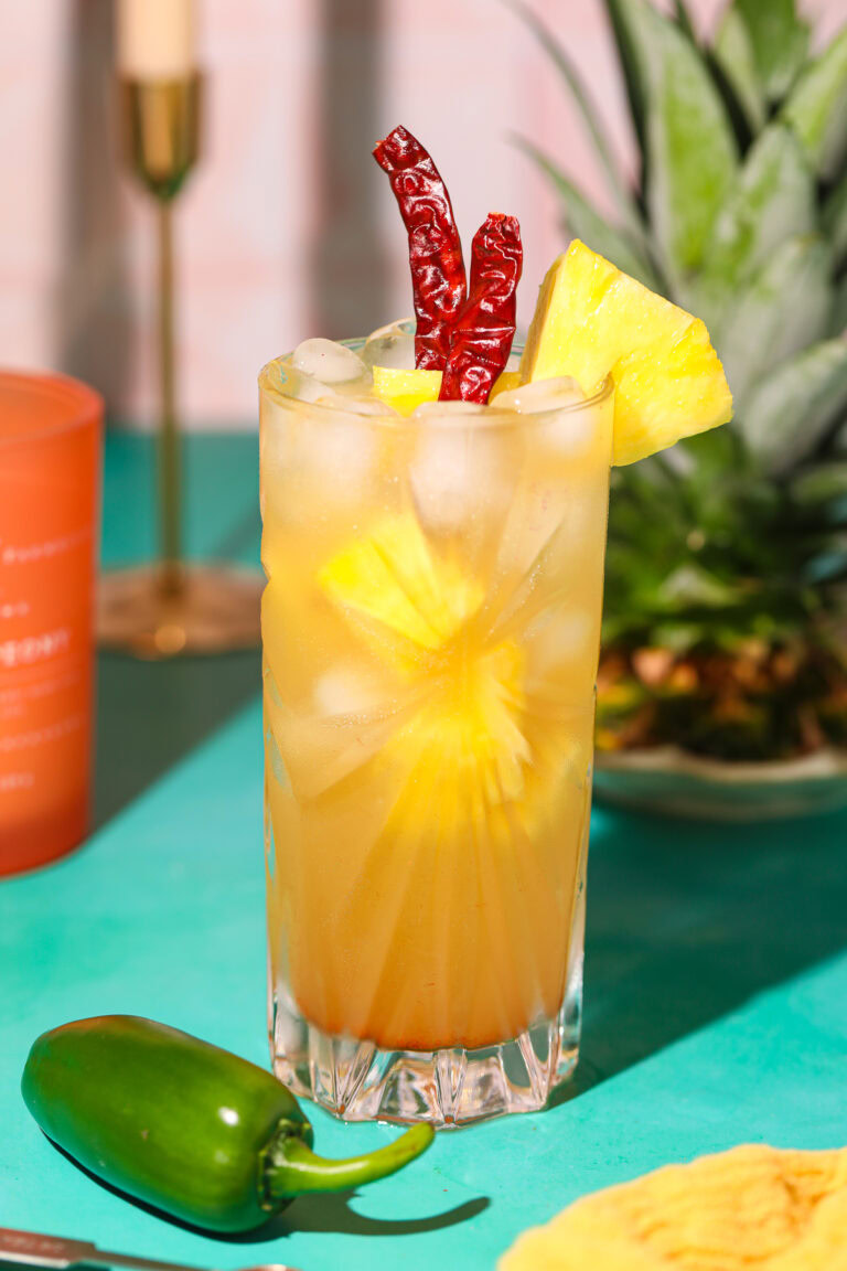 Spicy Pineapple Lemonade - Pink Owl Kitchen