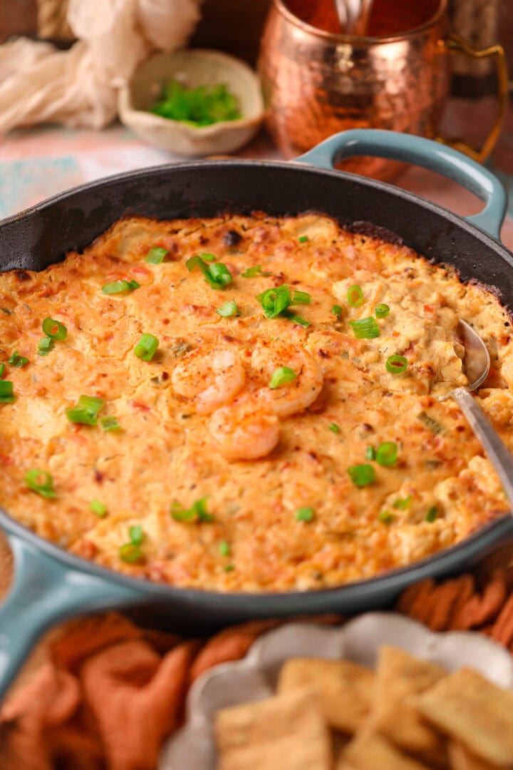 Cajun Shrimp Dip - Pink Owl Kitchen