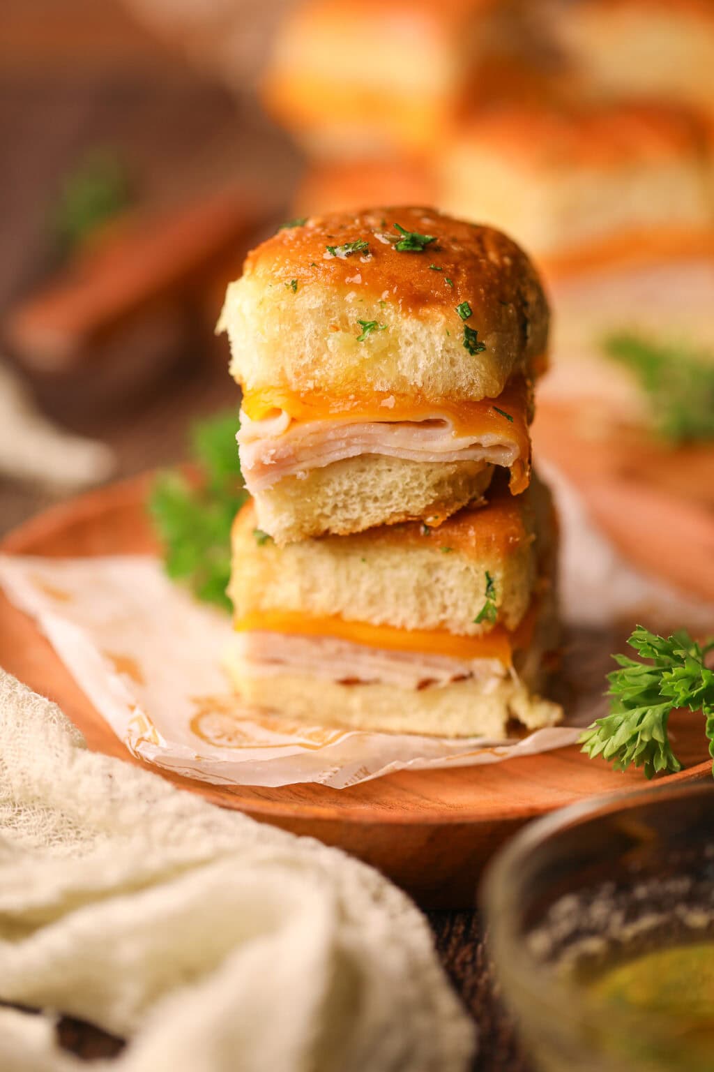 Turkey and Cheese Sliders - Pink Owl Kitchen
