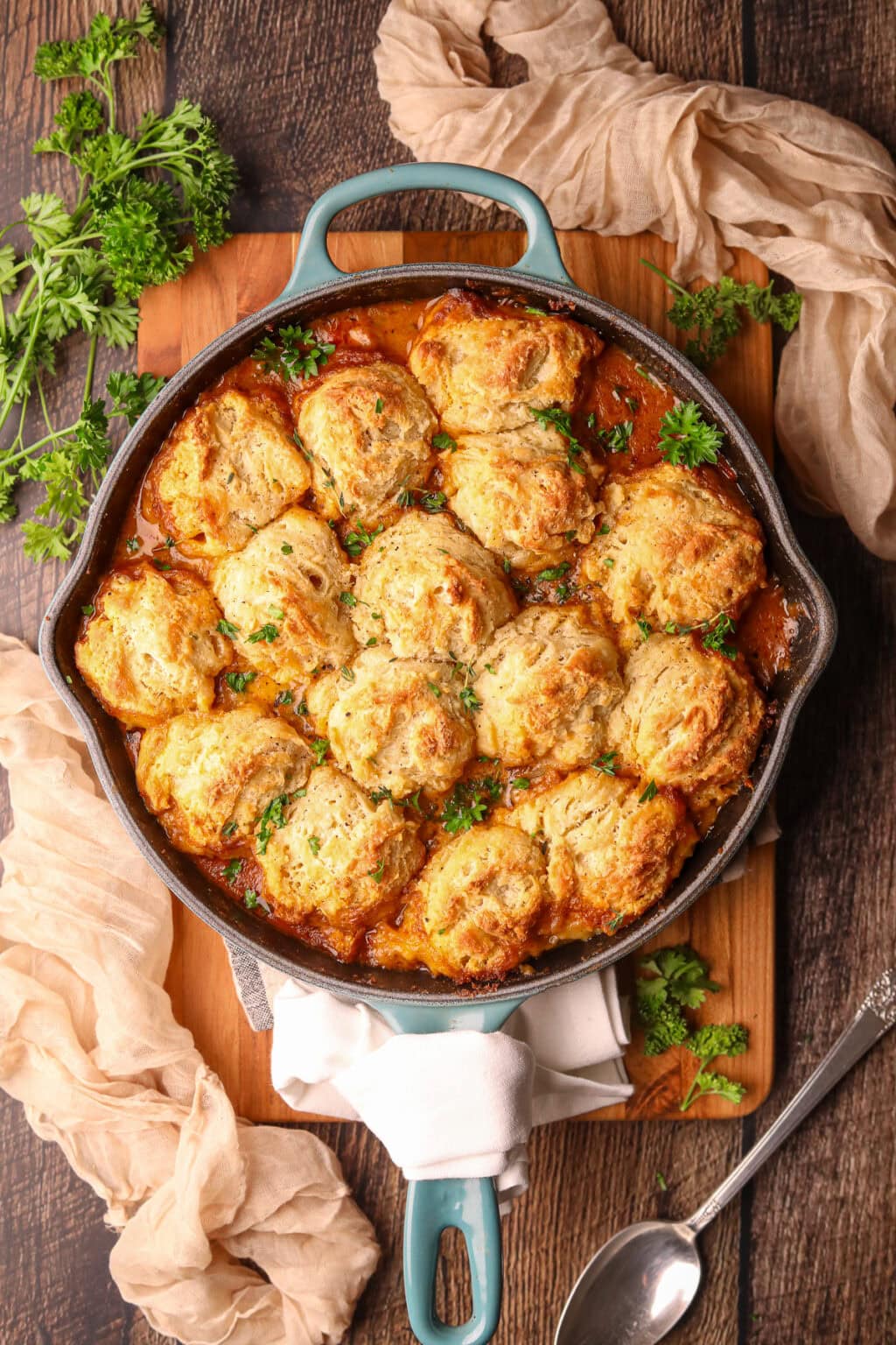 Catfish Étouffée Pot Pie - Pink Owl Kitchen